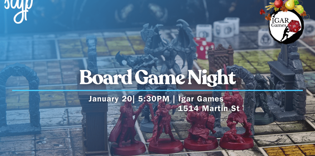 Board Game Night @ Igar Games – State College Young Professionals